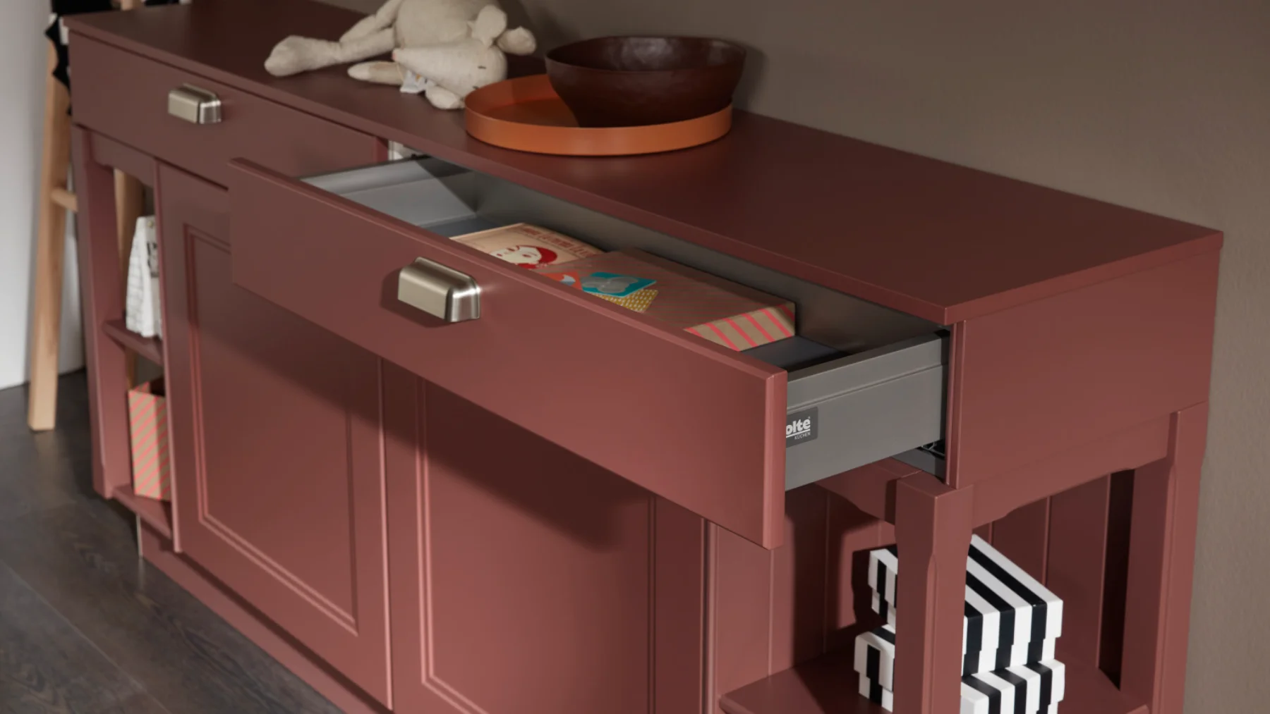 WINDSOR LACK – country-style front in 18 matte lacquer colors