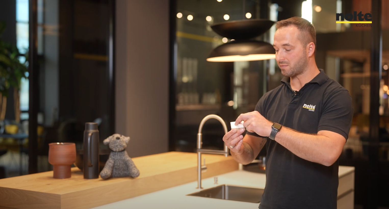 Montage de plan de travail en verre : Anleitung