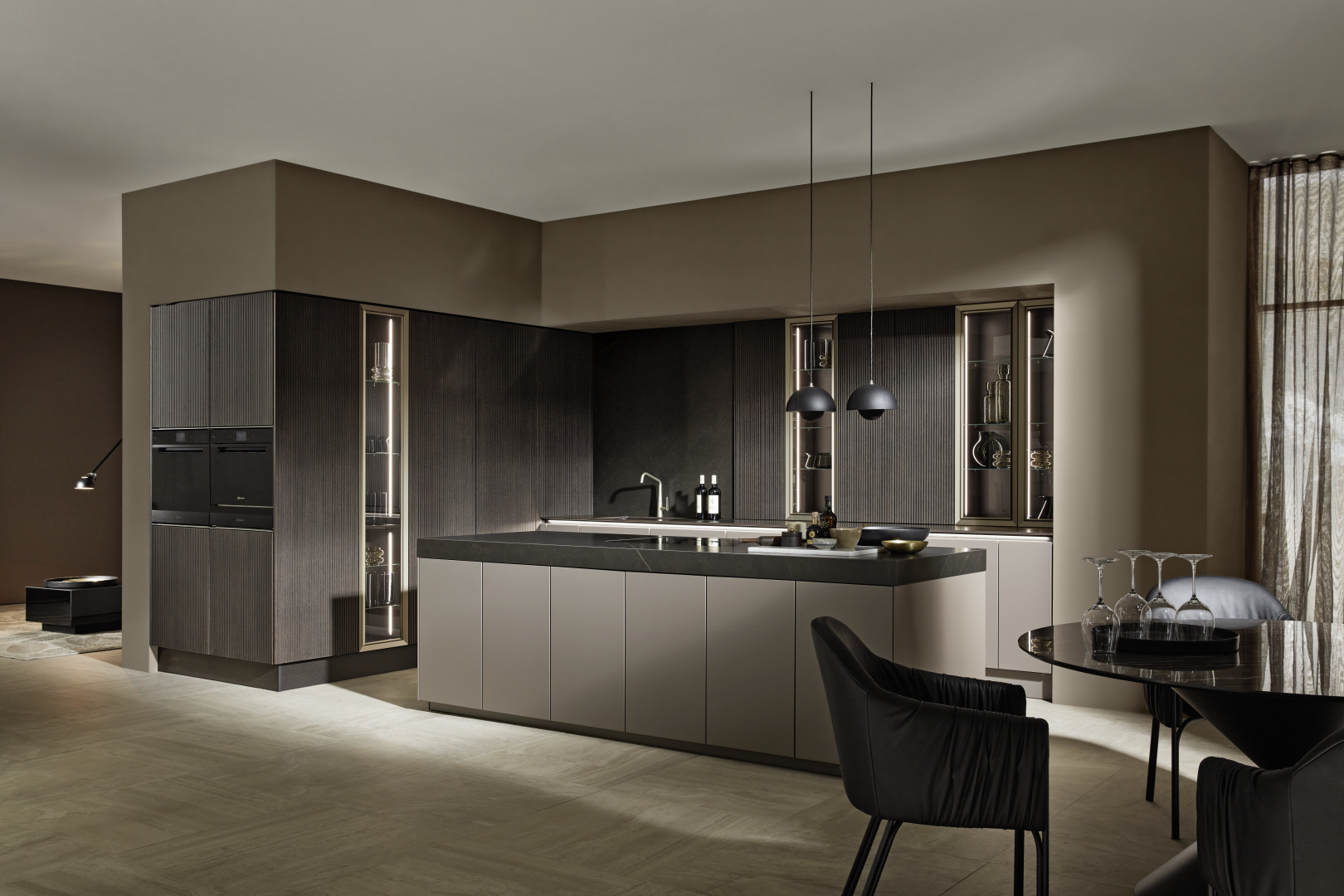 Nolteneo cocina: neoLODGE roble ahumado & Magma softmatt