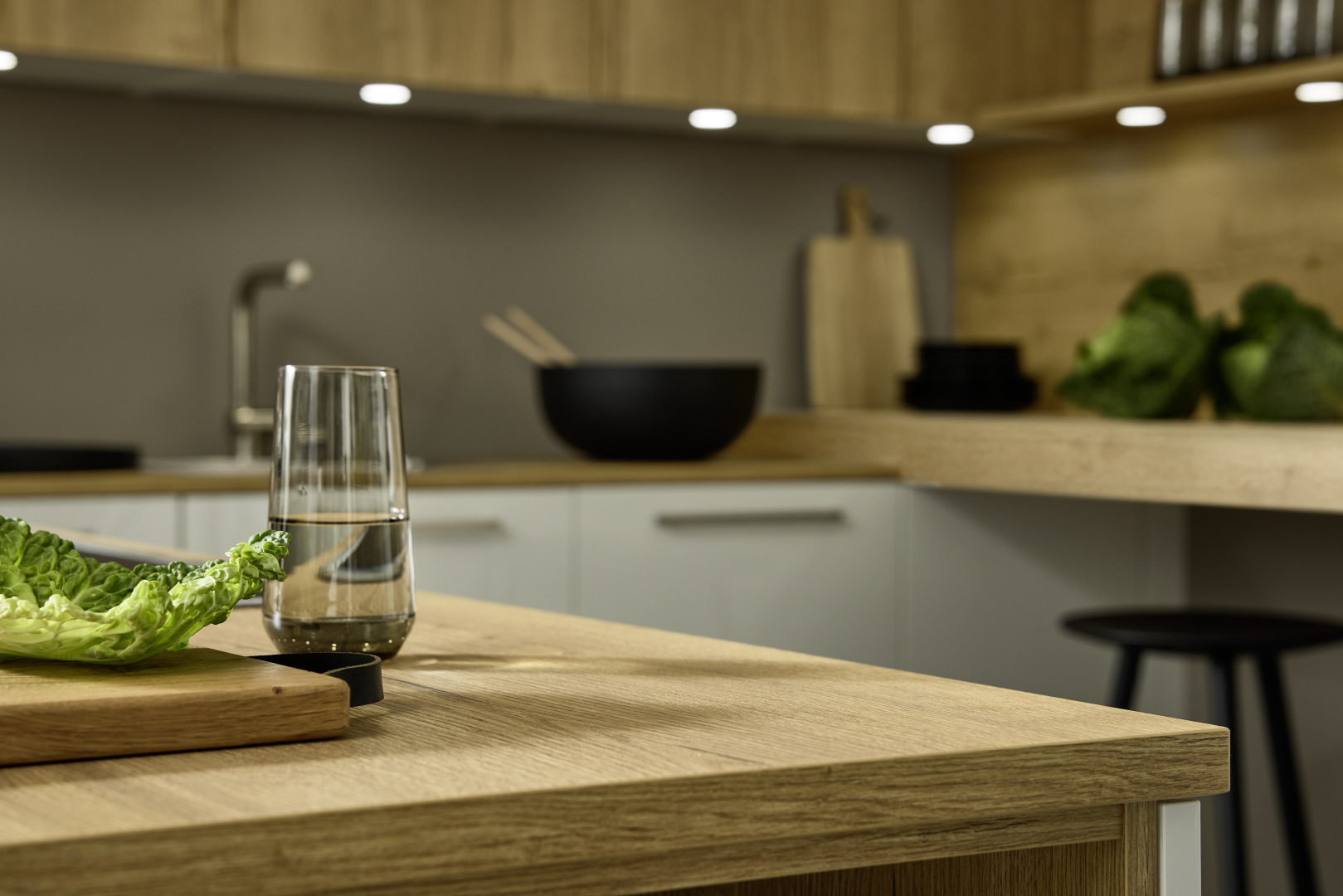 Wood effect countertops for every room