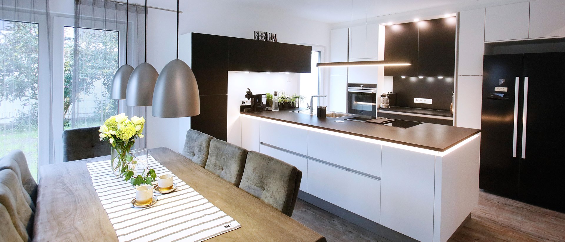 Everything shines at Andrea and Max: Lighting in their own home | Nolt